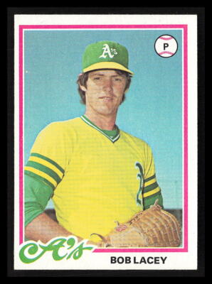 Bob Lacey 1978 Topps #29 Oakland Athletics Rookie | eBay