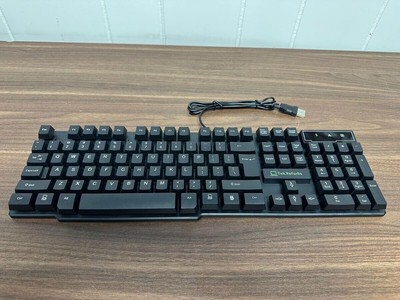 USB Wired Standard Keyboard Black For PC Model 7023 Very Good | eBay