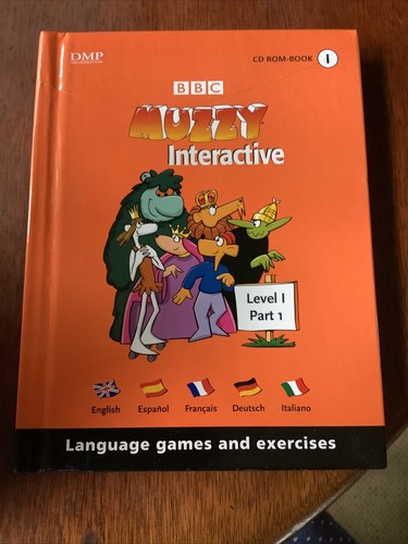 BBC Muzzy Interactive language course French Spanish Italian CD ROM ...