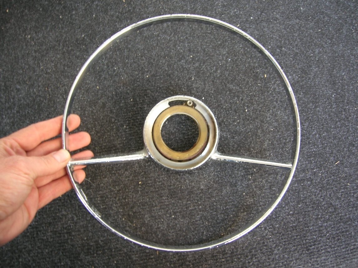 ORIGINAL PETRI FULL CIRCLE HORN RING CHROME FITS 80 MM HORN BUTTON | eBay