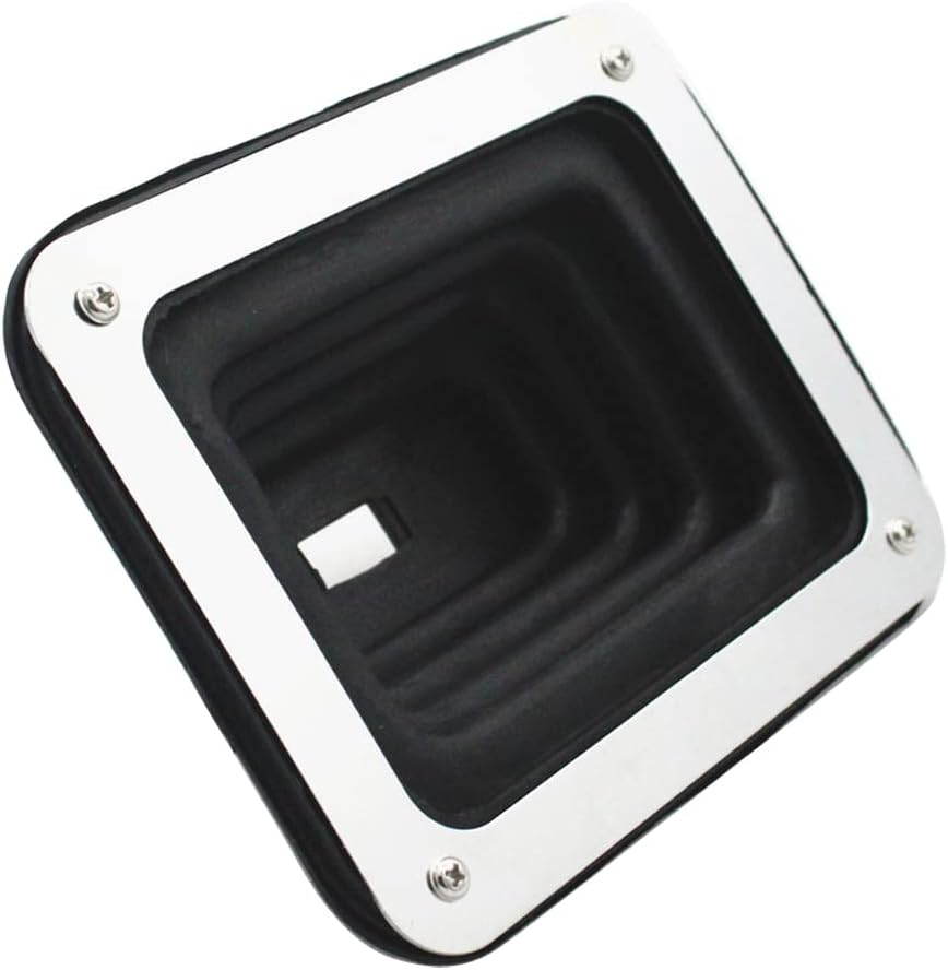 Universal Small Rubber Shifter Boot Kit with Chrome Plate Fits GM350 ...