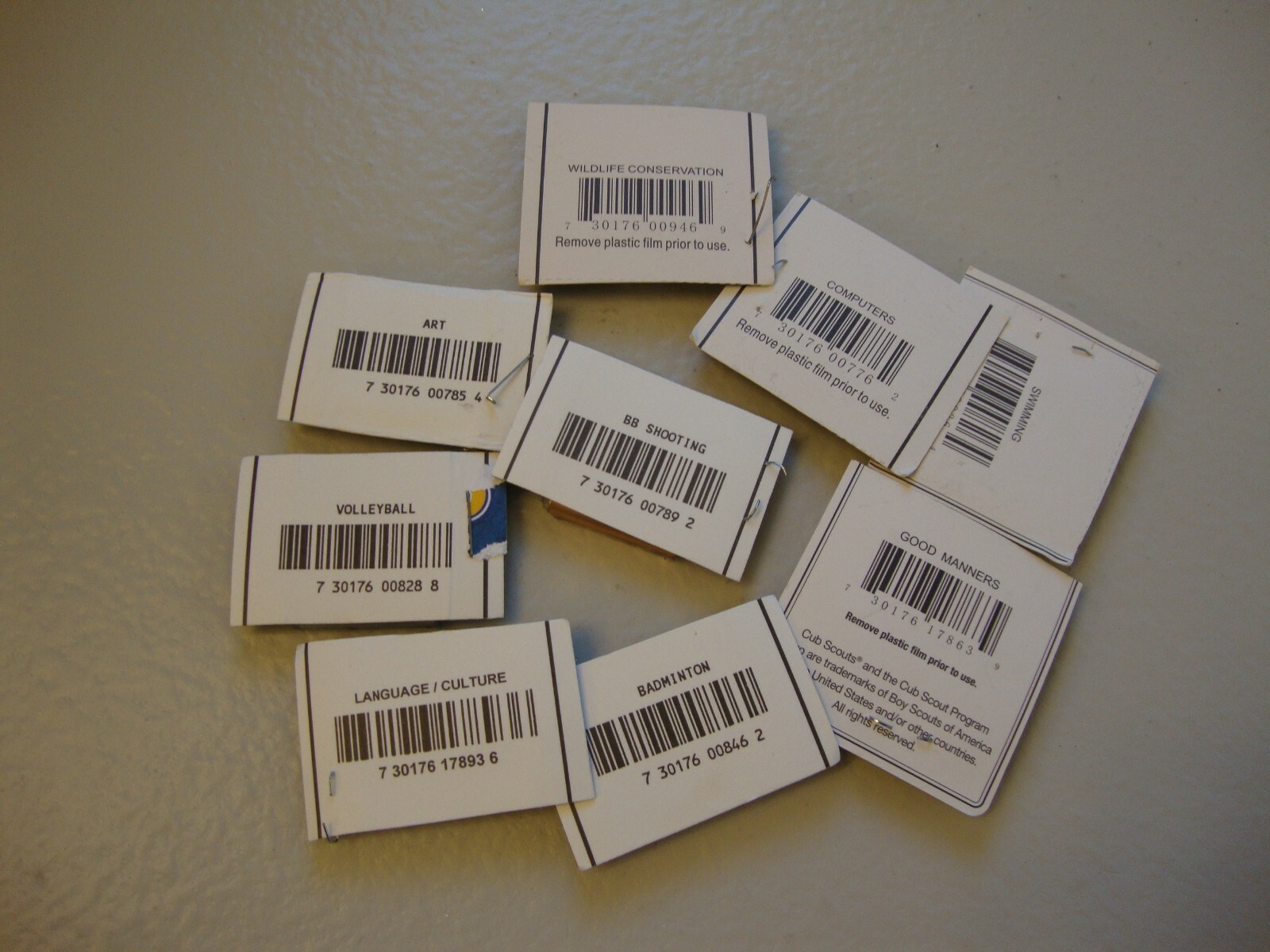 Cub Scout Discontinued Retired Belt Loop Lot Awards Achievements BSA ...