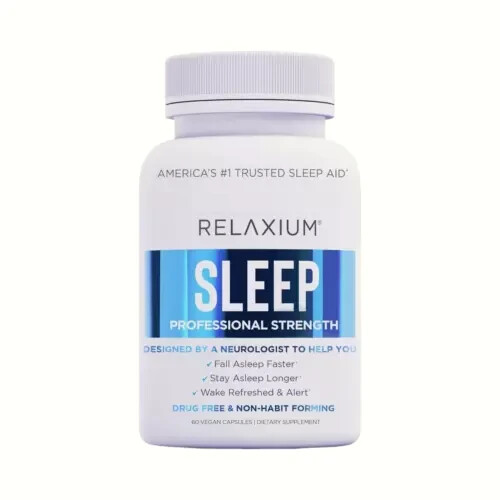 Relaxium Sleep Natural Dietary Supplement for Better Sleep - 60 ...