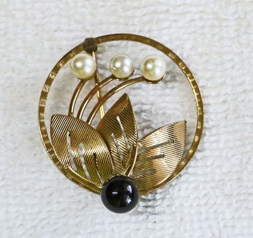 Winard Jewelry 12K GF Brooch Pin AND Flower Pin Brooch 1/20 12K GF 0n ...