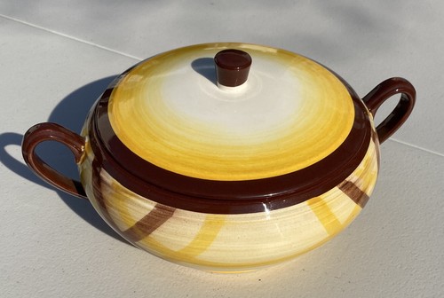 Vernon Kilns VERNONWARE Plaid ORGANDIE COVERED CASSEROLE DISH | eBay