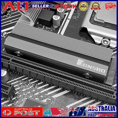 M.2 2280 NVMe SSD Radiator with 2 x Thermal Pad for NVMe Drive Cooling ...