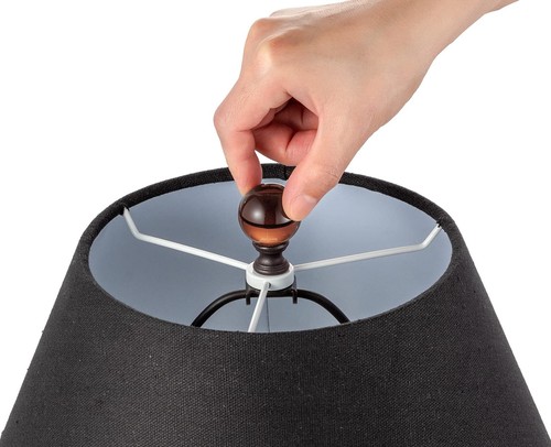 2 Ps Lamp Finials Ball Shaped Tawny Rystal Glass With Bronze Finish ...