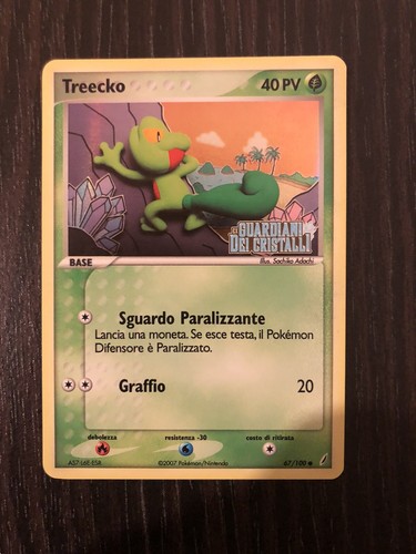 Treecko 67/100 ex guardiani dei cristalli ITA | eBay