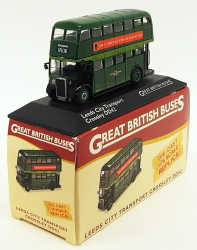 Atlas Editions 1/76 Scale Model Bus 4 655 119 - Crossley DD42 Leeds ...
