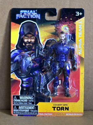 FINAL FACTION Alpha Team 1 COVERT OPS TORN 3-3/4" Action Figure - New ...