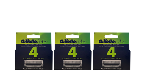 Gillette Labs 12 Cartridges Refill Fits All Gillette Labs Razors | eBay