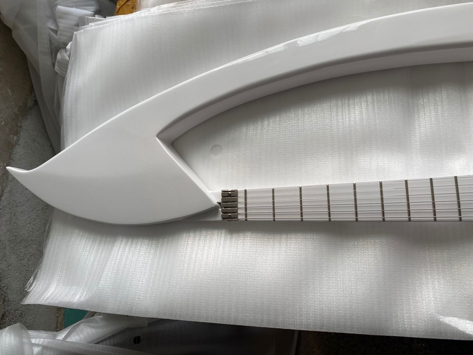 Custom Prince Model C Electric Guitar White 24 Frets Chrome Tremolo | eBay