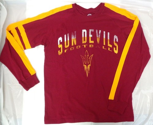 Arizona State Sun Devils Men's Large Long Sleeve Rugby Tee Shirt | eBay