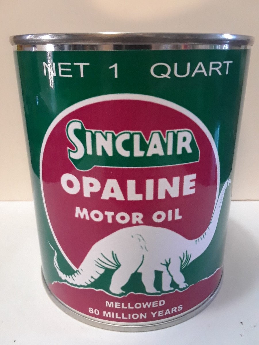 Early Sinclair Opaline Motor Oil Can Gaspump Pinterest Sinclair Gas