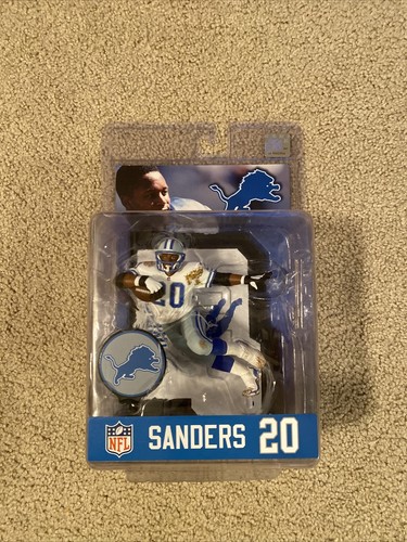 BARRY SANDERS Detroit Lions McFarlane NFL Legacy Series Football Figure ...