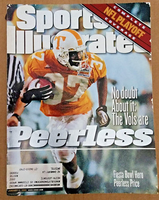 January 11, 1999 Sports Illustrated- Peerless Price, Tennessee Vols | eBay