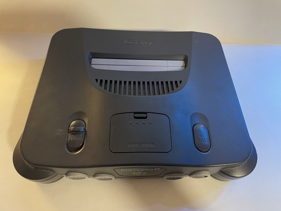 NINTENDO 64 N64 NUS-001 CONSOLE BUNDLE W/ POWER & AV CORDS *FOR PARTS ...