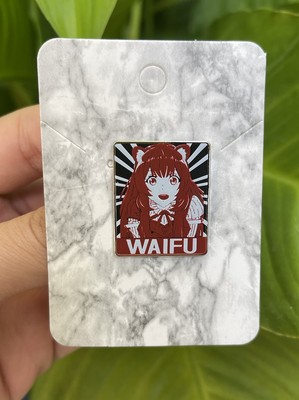 Waifu Material Anime Pin | eBay