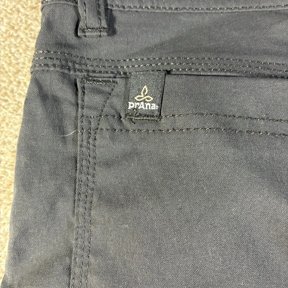 prAna Stretch Zion Shorts Mens Medium Charcoal Gray Hiking Climbing ...