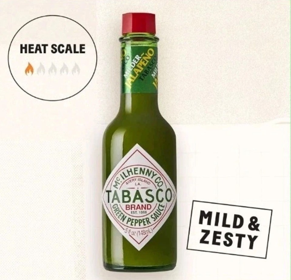 TABASCO BRAND 144 Count Green Jalapeno Pepper Sauce, 1/8 Oz Mini ...