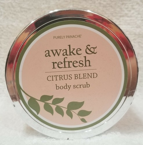 Purely Panache CITRUS BLEND Body Scrub Awake & Refresh Jar Full Size ...