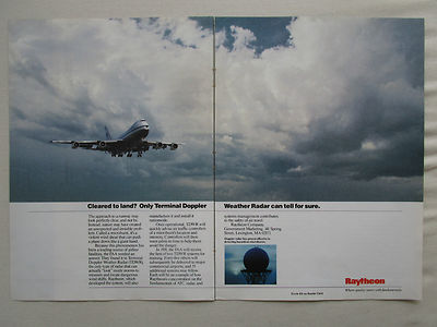 90-91 PUB RAYTHEON TERMINAL DOPPLER WEATHER RADAR BOEING 747 PAN AM ...