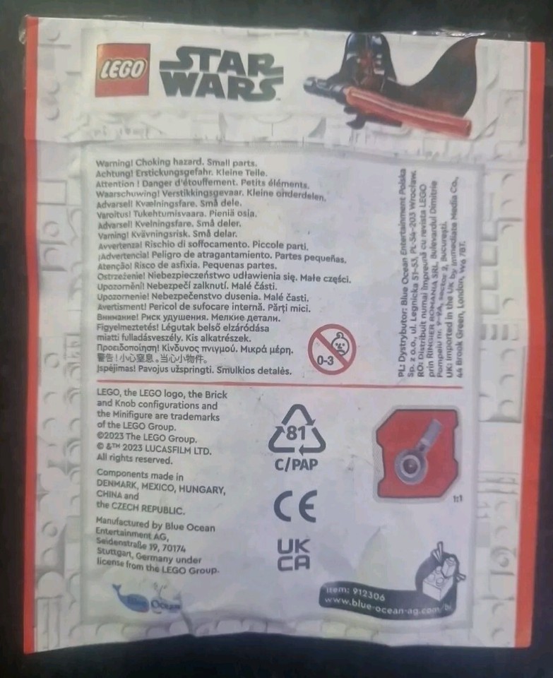 LEGO STAR WARS 501st CLONE TROOPER 912407 PLUS Y WING FIGHTER 912306 ...