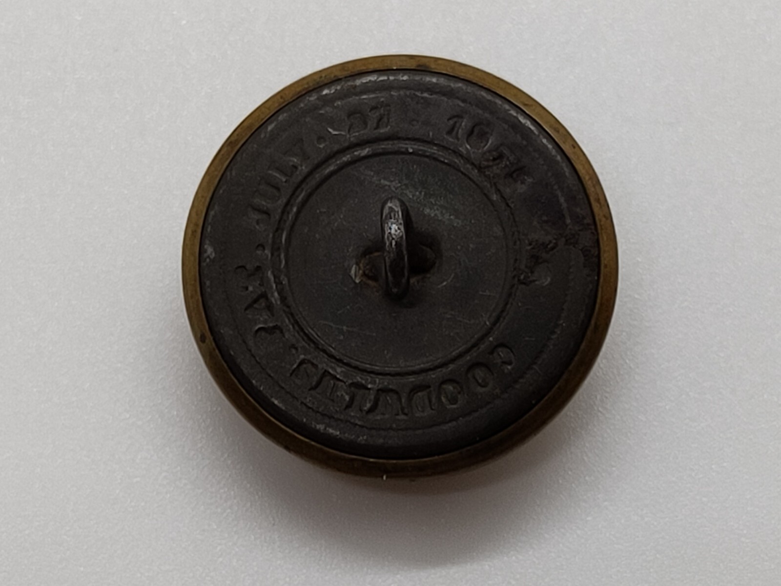 1870s-1902 NY Militia Excelsior Staff Button A7 | eBay