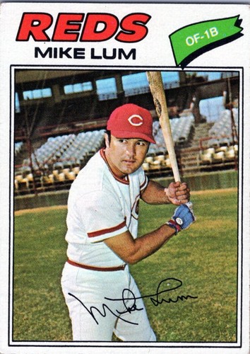 1977 Topps #601 Mike Lum Cincinnati Reds EX | eBay