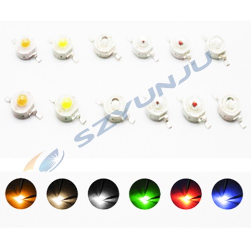 1W 3W 5W High Power red/green/Blue/Royal blue LED Bulb Lamp Light 100 ...