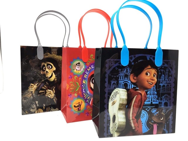 Disney Coco Remember Me 12 Reusable Goodie Medium Gift Bags 8" for sale ...