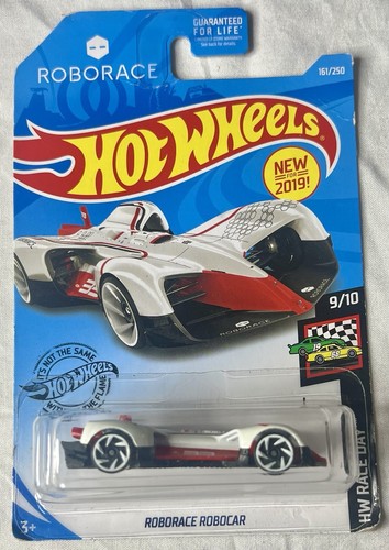 Hot Wheels Roborace Robocar 161/250 Race Day 9/10 White (2019) | eBay