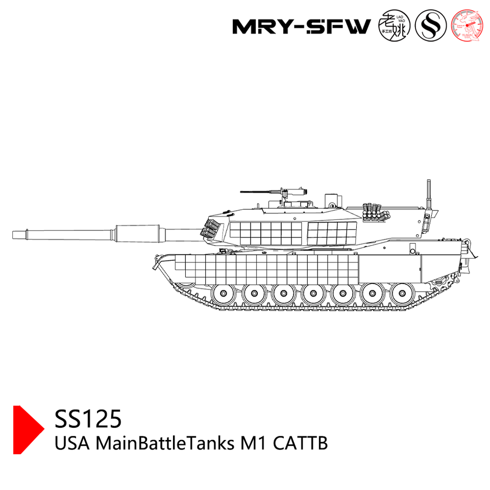 PreSale 1/35 Model USA MainBattleTanks M1 CATTB | eBay