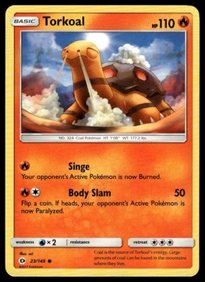 Torkoal #23/149 SM Base Set | eBay