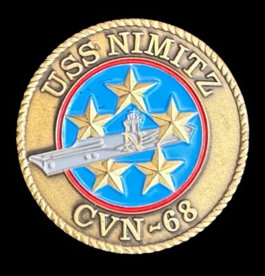USS Nimitz cvn 68 challenge coin - Z21 | eBay