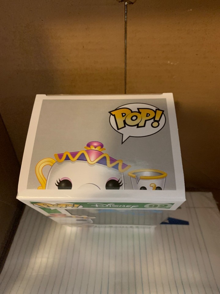 Funko Pop Bradley Pierce “Mrs. Potts & Chip” Beauty & the Beast ...