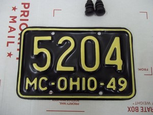 Ohio motorcycle plates - holosersworld