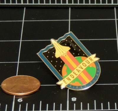 Space Shuttle Endeavour First Flight Pin STS-49 Lapel May 7-16 1992 ...