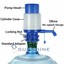 5 & 6 Gallon Hand Pump for Water Bottle Jug Manual Drinking Tap Spigot ...