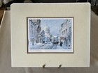 Vintage BONSECOURS MARKET Inge Claussen Signed Litho Canadian Art Card ...