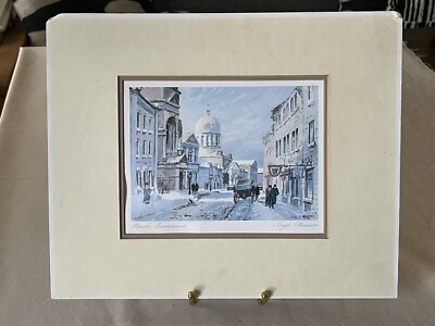 Vintage BONSECOURS MARKET Inge Claussen Signed Litho Canadian Art Card ...