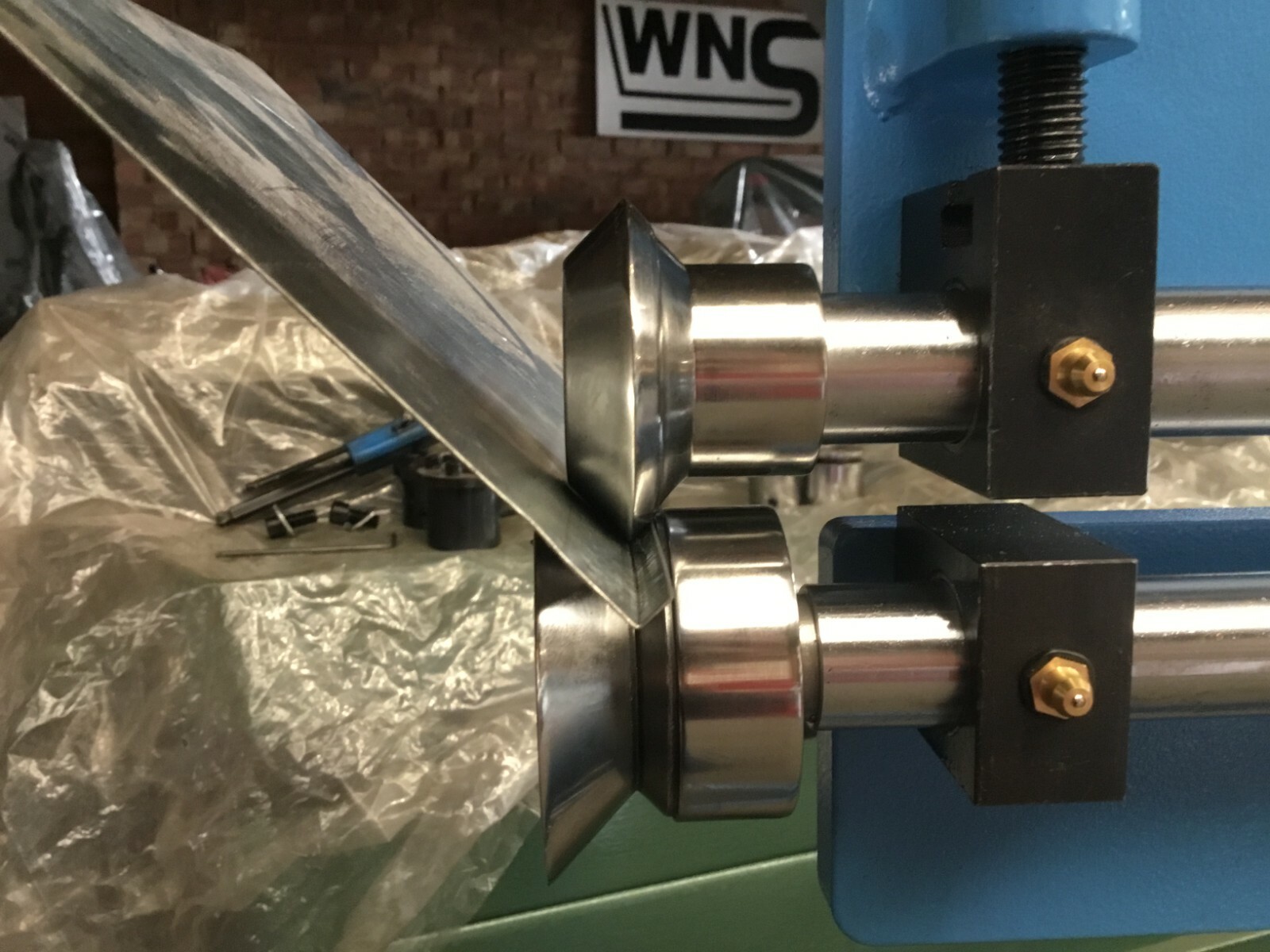 WNS Bead Roller Hem Rolls / Dies Forming Safe Edge 3 Sets of Rolls 22mm ...