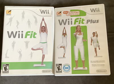 Lot of 2 Wii Fit & Wii Fit Plus (Nintendo Wii) - Fitness Game - Both ...