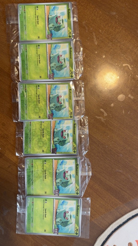 Scarlet And Violet 151 Bulbasaur Promo Card Sealed | eBay