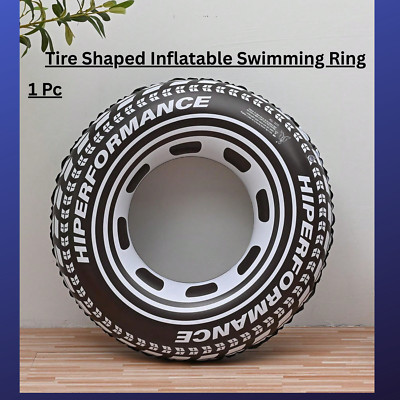 Tyre Inflatable Adults Swim Ring Beach Swimming Pool Float Aids Water ...