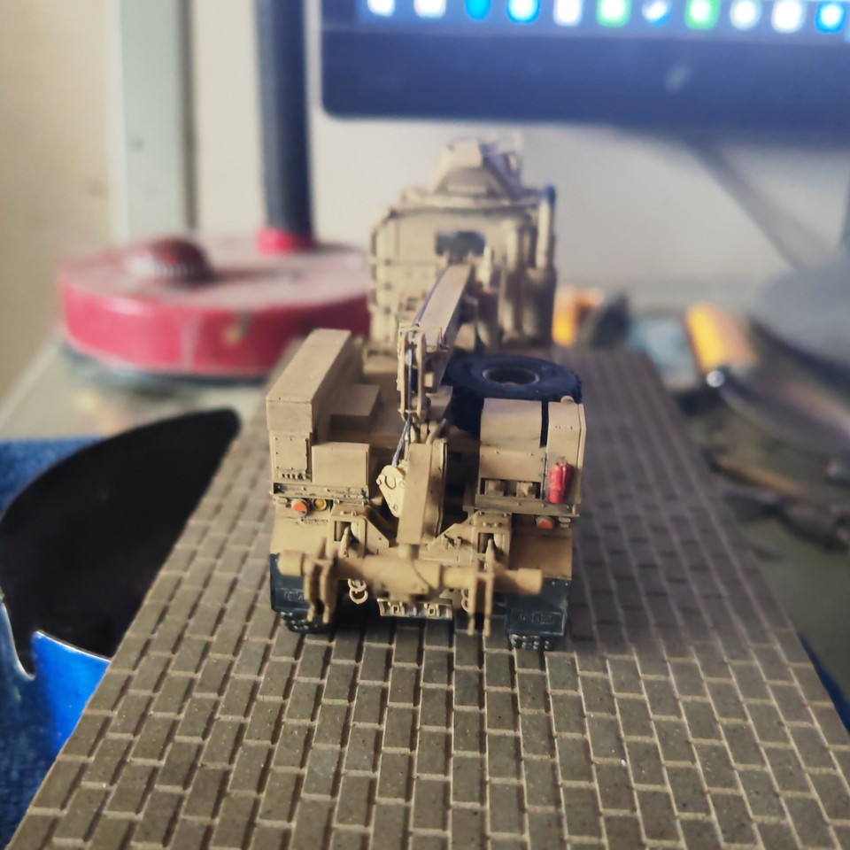 Homemade 1/72 U.S. Army MTVR MK36 Rescue Crane Painted Finished Model ...