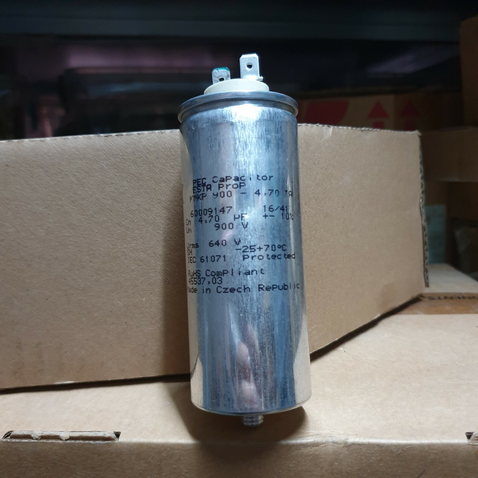 1x VISHAY ESTA KMKP 4.7uF 900V HI END OIL FILLED TUBE AMP LOW LOSS CAPS ...