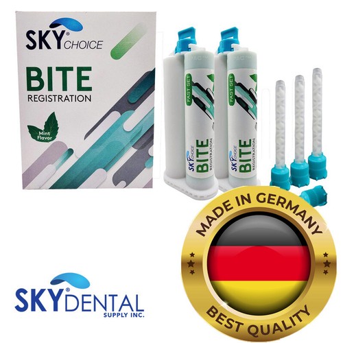 2x50ml Bite Registration Material Dental Impression Super Fast Regular ...