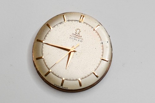 Vintage OMEGA 351 Automatic Movement Running with Original Turler Dial ...