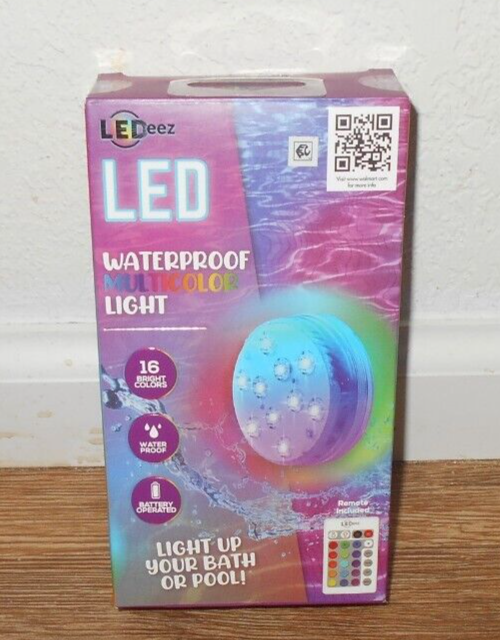 Ledeez 16 Bright Colors Waterproof Bathtub Or Pool Light | eBay